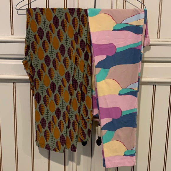 LuLaRoe | Pants & Jumpsuits | Lularoe Leggingsone Size Nice Play ...
